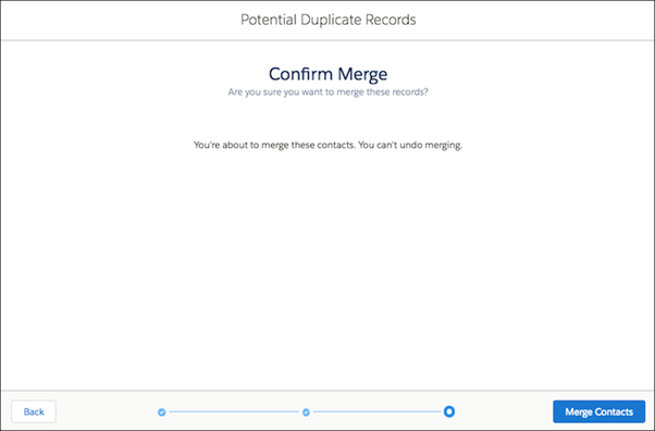 How To Merge Duplicate Accounts And Contacts In Salesforce Lightning
