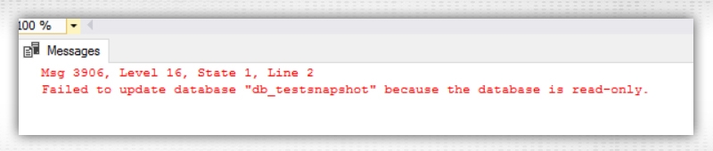 Snapping A Picture Of A Database Database Snapshot 8130